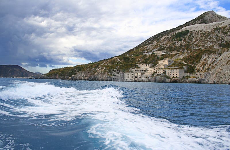 Sailing Around the Island Lipari Stock Image - Image of isles, travel ...