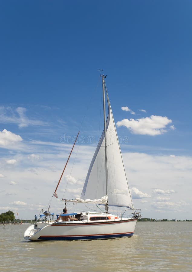 Fun Ship Sailing Away stock image. Image of blue, cruise - 16366685