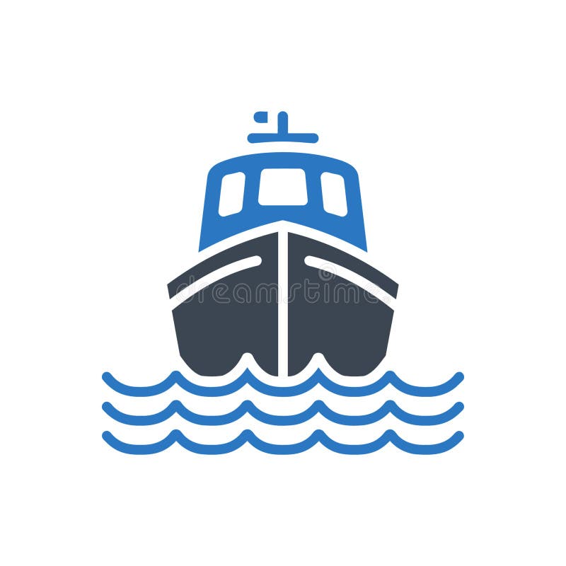 Sailing Boat Front Icon stock vector. Illustration of symbol - 361696077