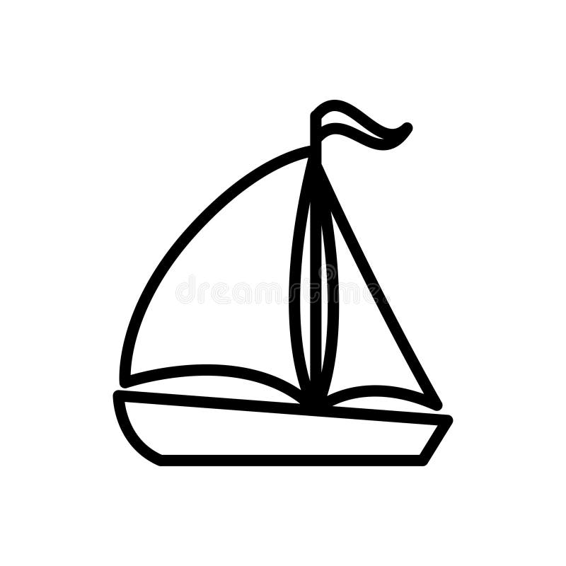 Sailing Boat Icon Vector Design Template Basic RGB Stock Vector ...