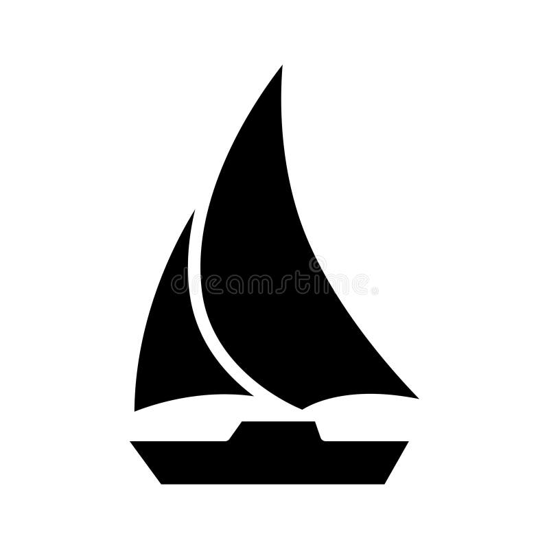 Sailing Boat Icon Vector Design Template Basic RGB Stock Vector ...