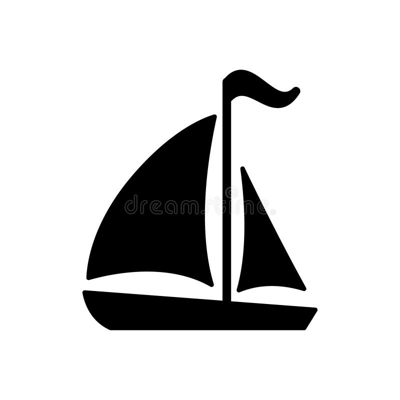 Sailing Boat Icon Vector Design Template Basic RGB Stock Vector ...