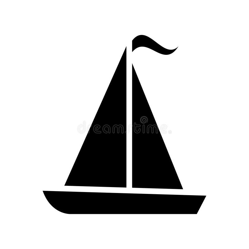 Sailing Boat Icon Vector Design Template Basic RGB Stock Vector ...