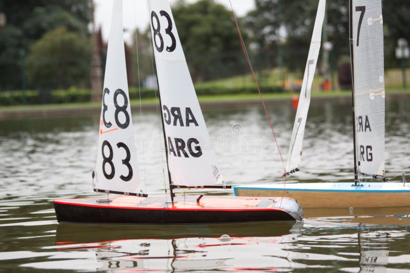 Remote Control Sail Boats stock photo. Image of recreation - 122653704
