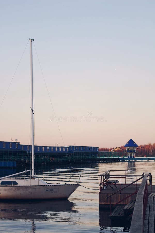 Sailing boat stock image. Image of dock, nature, pier - 163815421