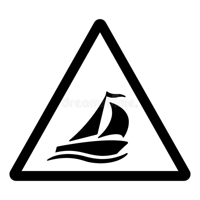 Sailing Boat Symbol Sign,Vector Illustration, Isolate on White ...