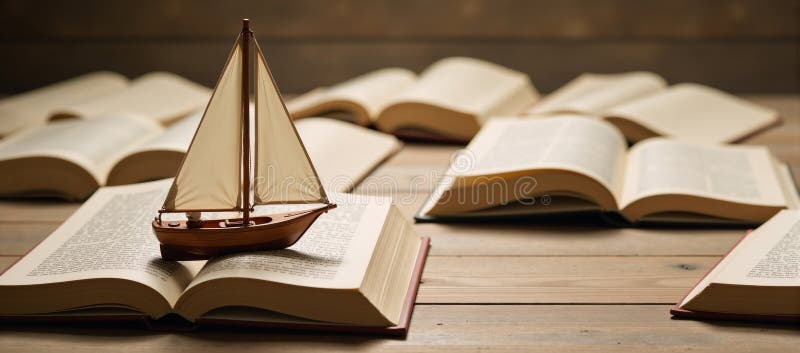 Sailing Boat Symbolizing Educational Voyage through Literature and ...