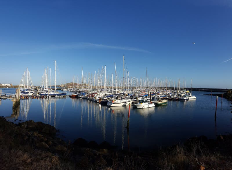 Sailing Boats in a Small Port Editorial Photo - Image of harbor ...