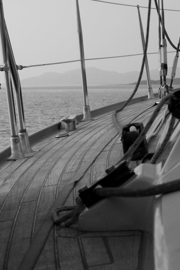 Sailing Deck stock image. Image of sailing, yarn, floating - 5233173