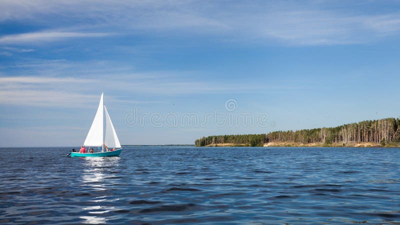 Sailing dinghy stock photo. Image of ocean, sail, nautical - 196205344