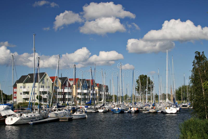 Sailing habour stock image. Image of house, habour, landscape - 3460397