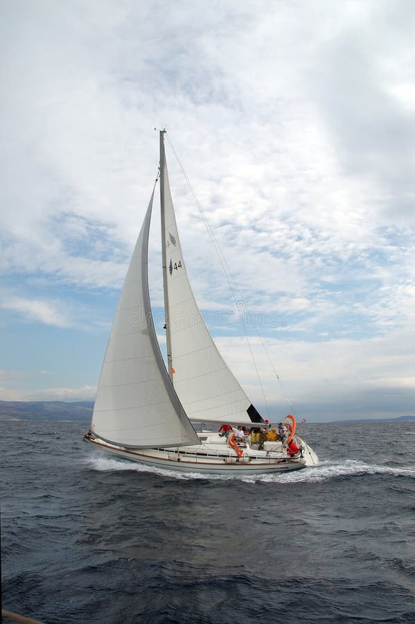 Sailing stock photo. Image of oceanic, cruising, crossing - 1539404