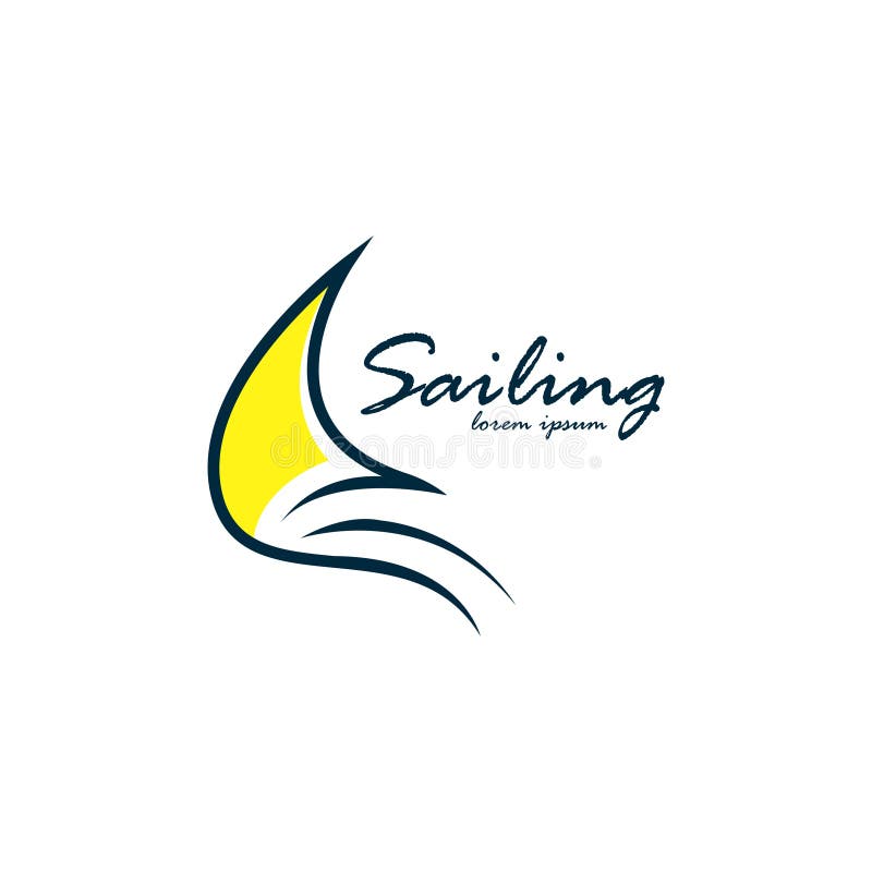Sailing Logo Vector stock vector. Illustration of icon - 99081282