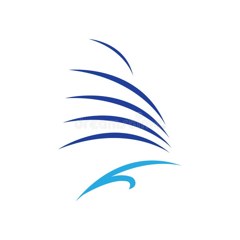 Sailing Logo Vector Icon Concept Illustration Design Template Stock ...