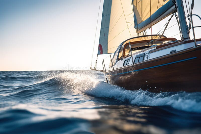 Sailing in the Ocean: Enjoying the Beauty of Nature. Created with ...