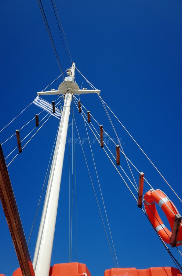 Sailing Pole stock photo. Image of active, ropes, piracy - 80270438