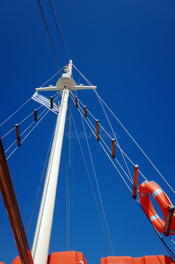 Sailing Pole stock photo. Image of active, ropes, piracy - 80270438