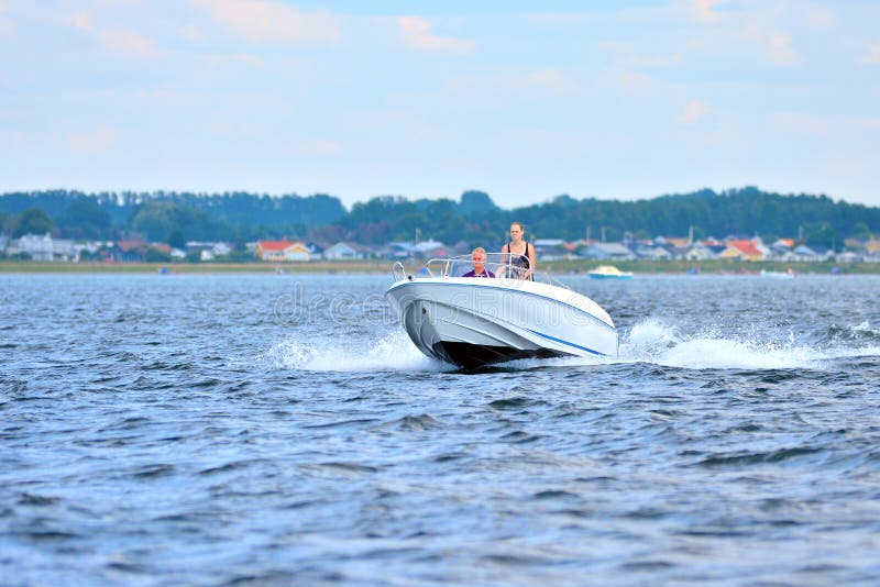 Sailing and power boat editorial stock photo. Image of boating - 42790423