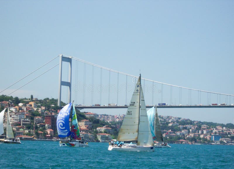 Sailing race editorial photography. Image of cloud, istanbul - 93280767