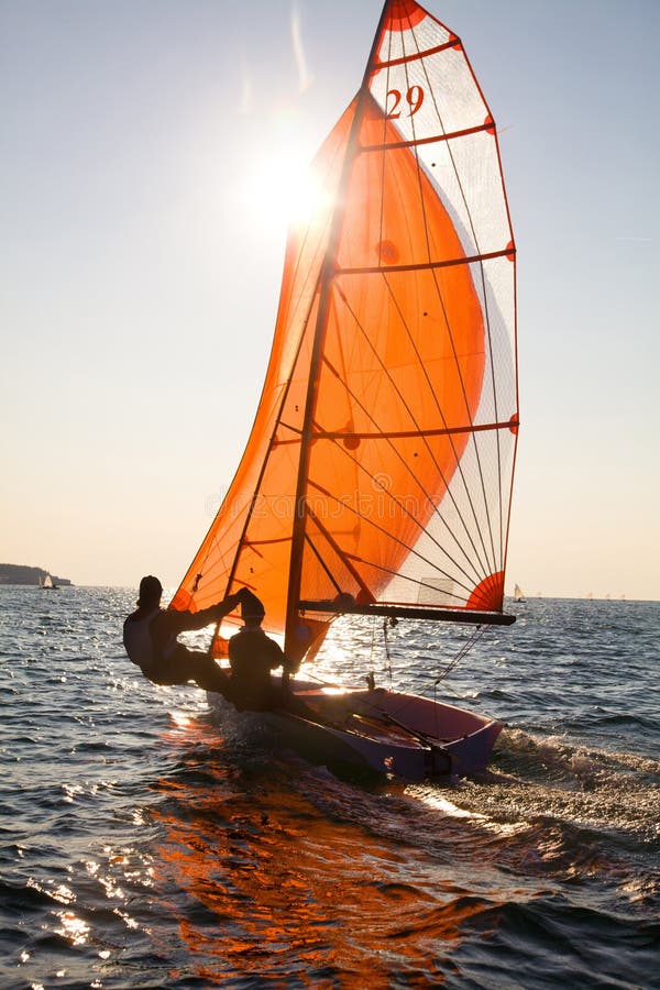 Sailing Regatta in sea stock image. Image of coastline - 160709909