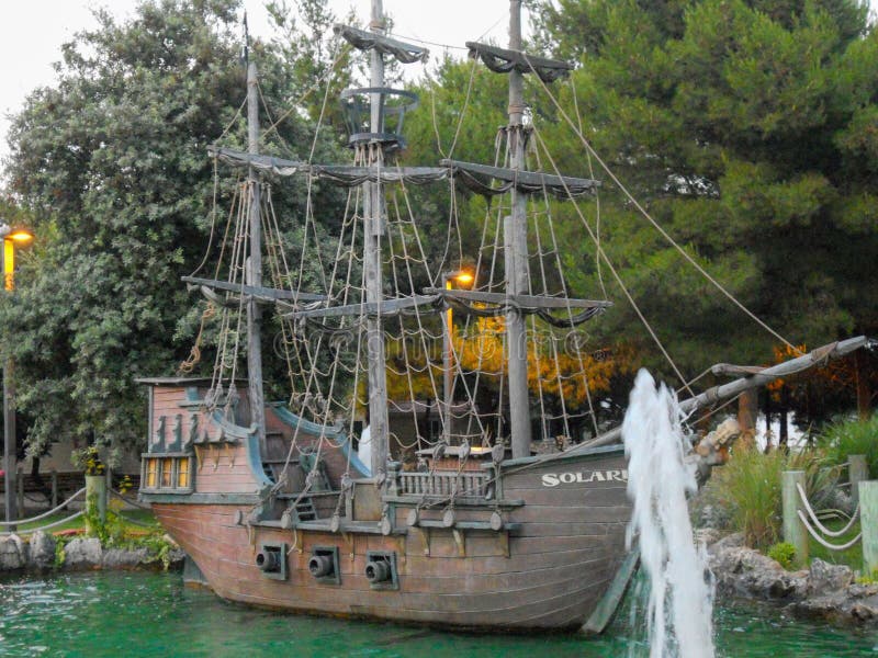 Sailing Replica Ship at a Waterfront Location Editorial Stock Image ...