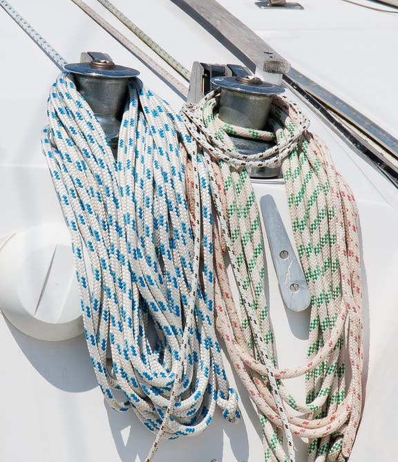 Sailing ropes stock photo. Image of metal, wrap, activity - 25145464