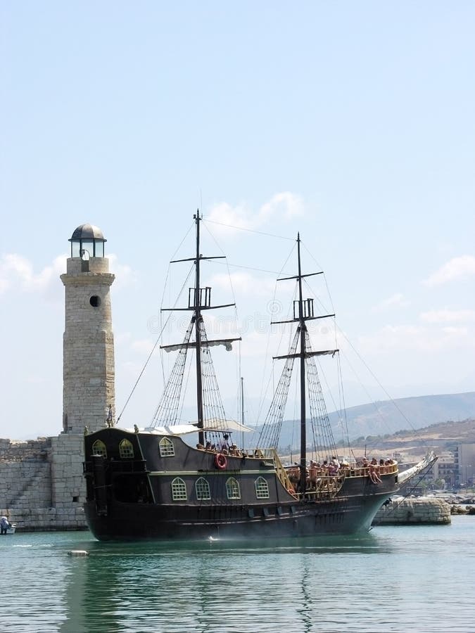 Sailing Ship with Hull, Mast, Rigging and Sails Editorial Photography ...