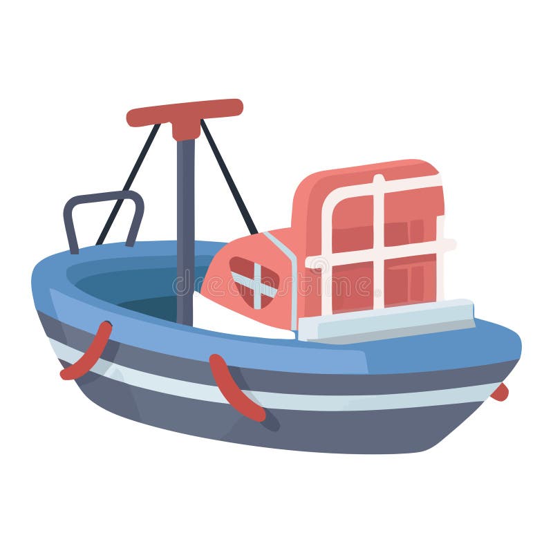 Sailing Ship Icon on Blue Wave Backdrop Stock Illustration ...