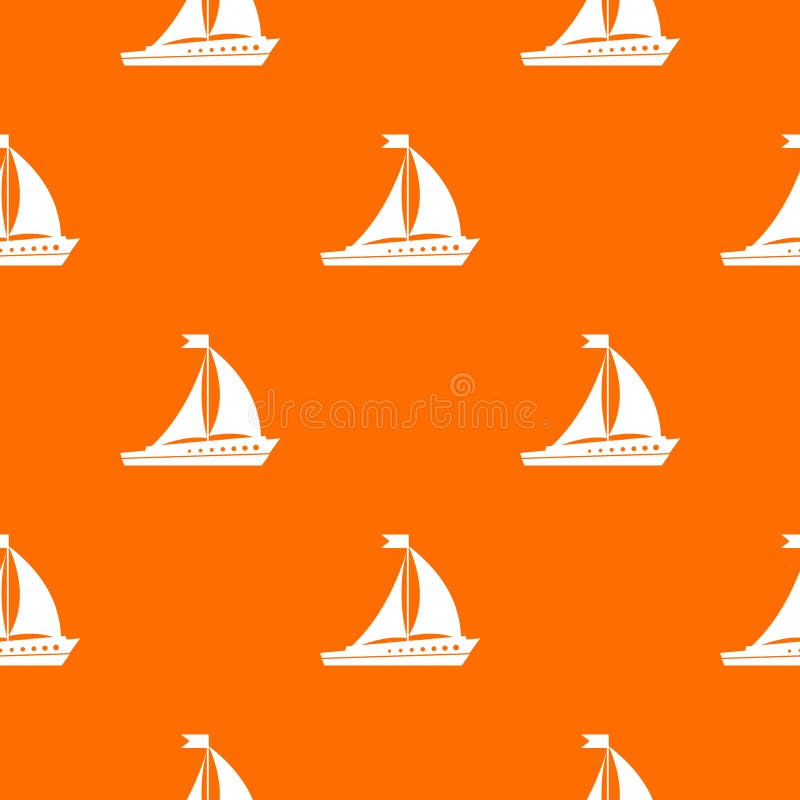 Sailing Ship Pattern Seamless Stock Vector - Illustration of holiday ...