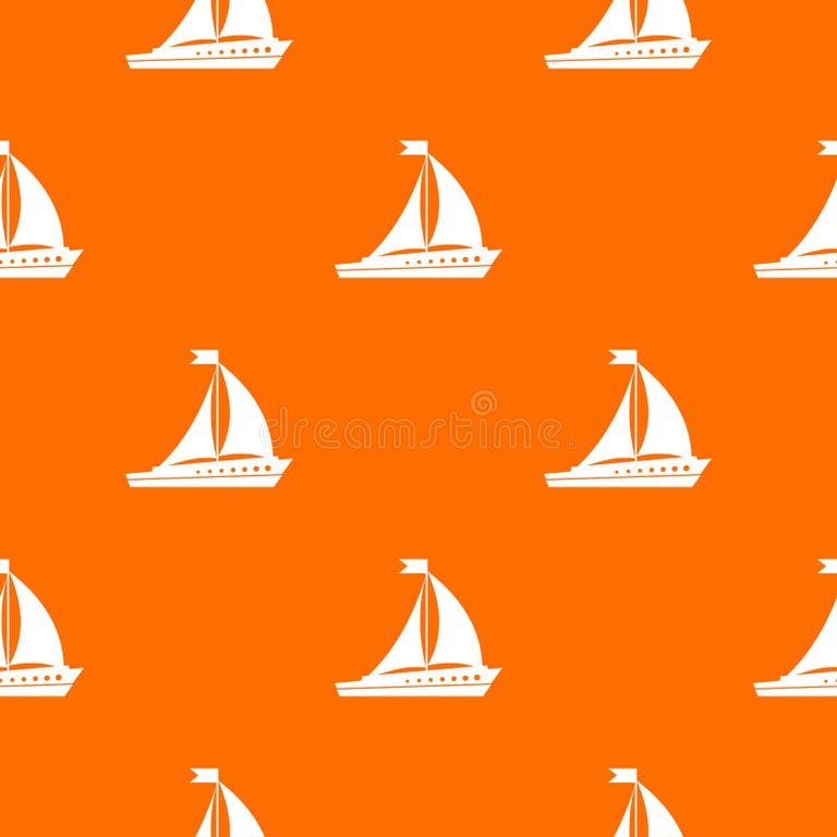 Sailing Ship Pattern Seamless Stock Vector - Illustration of holiday ...