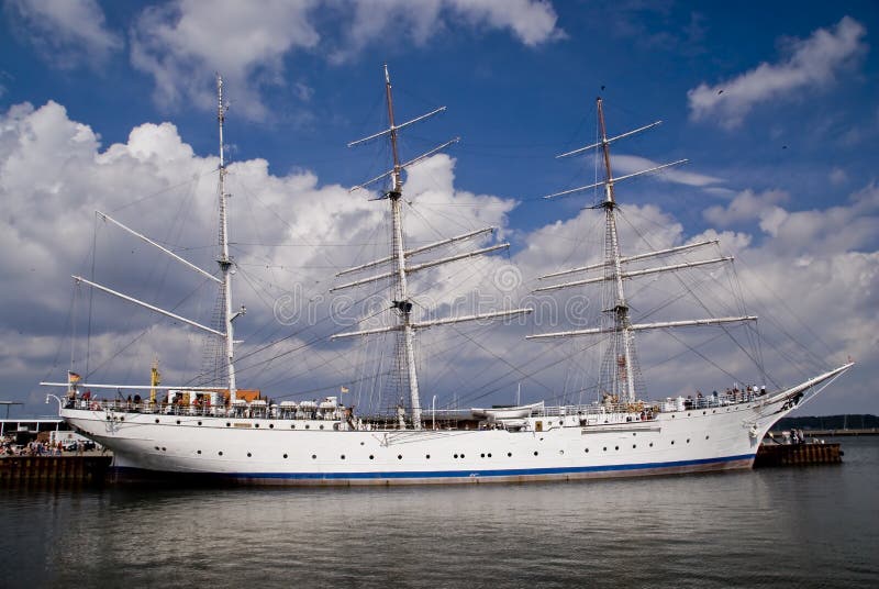 Famous German Sailing Ship Gorch Fock Editorial Stock Photo - Image of ...