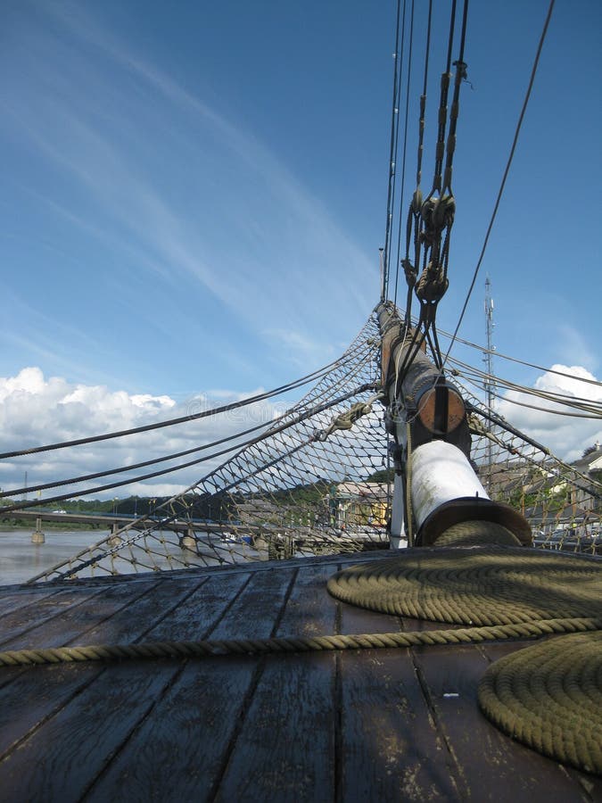Sailing Ship Rigging 2 stock photo. Image of ropes, ship - 51348160