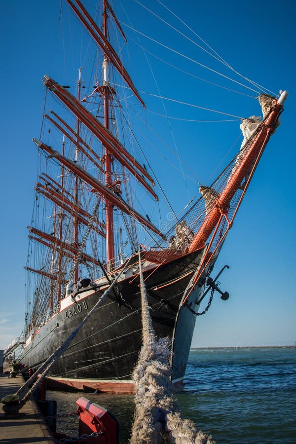 Sailing Ship, Tall Ship, Barque, Ship Stock Image - Image of flagship ...