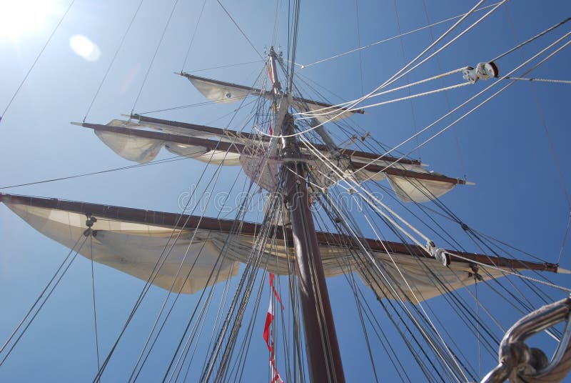 Sailing Ship, Tall Ship, Ship, Brigantine Stock Photo - Image of ...