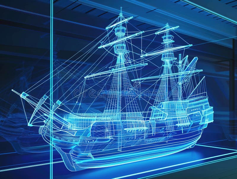 Sailing Ship Visualization with Augmented Reality Transparent Funicular ...