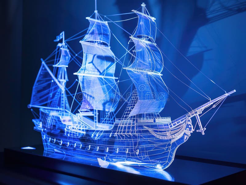 Sailing Ship Visualization with Augmented Reality Transparent Funicular ...