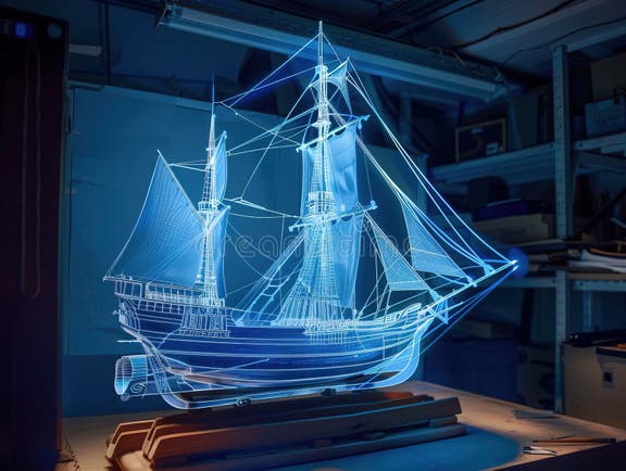 Sailing Ship Visualization with Augmented Reality Transparent Funicular ...