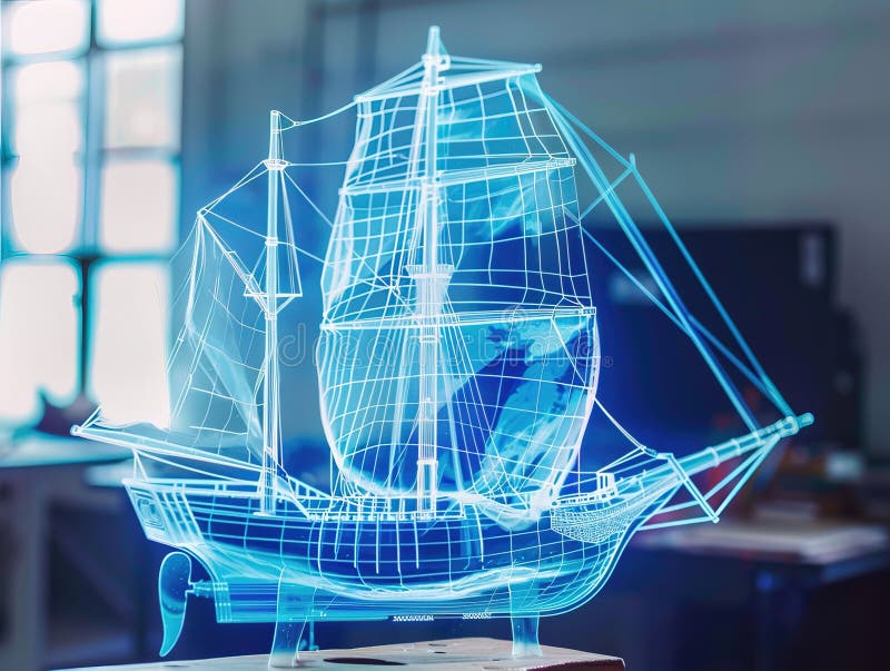 Sailing Ship Visualization with Augmented Reality Transparent Funicular ...