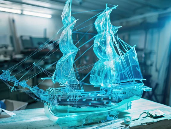 Sailing Ship Visualization with Augmented Reality Transparent Funicular ...
