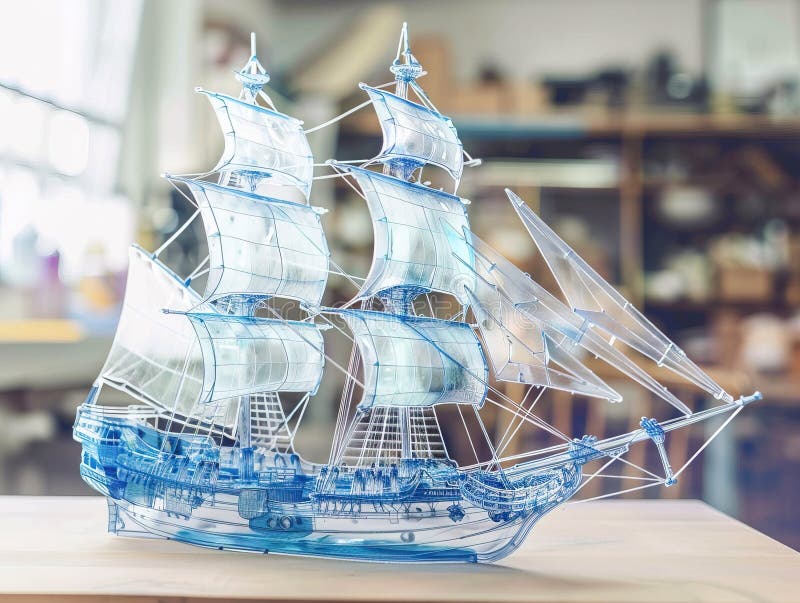 Sailing Ship Visualization with Augmented Reality Transparent Funicular ...