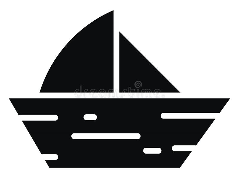 Small Sailing Ship, Icon Icon Stock Vector - Illustration of river ...