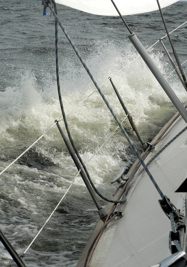 Sailing stock photo. Image of yachting, sail, storm, yacht - 93994148