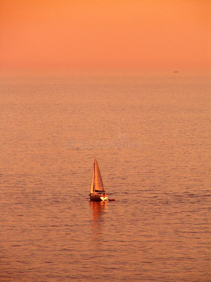 Sailing At Sunset Picture. Image: 8101103