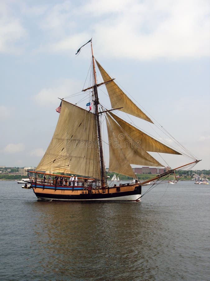 Sailing Tall Ship stock image. Image of sail, transportation - 2991639