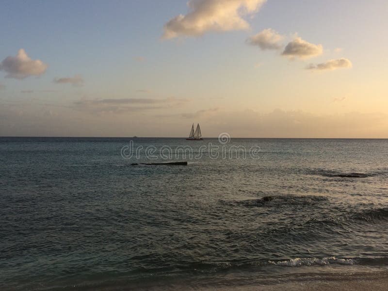 Sailing in the tropics stock photo. Image of beach, barbados - 118979054