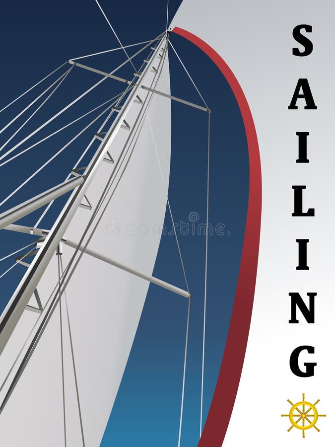 Sailing boat vector stock vector. Illustration of galleon - 7965381