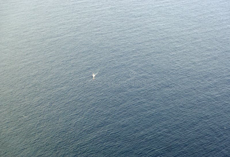 Sailing Vessel in the Deep Blue Ocean Stock Photo - Image of beautiful ...