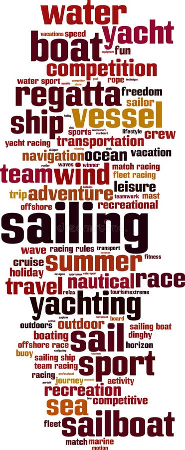 Offshore sailing challenge stock vector. Illustration of nautical ...