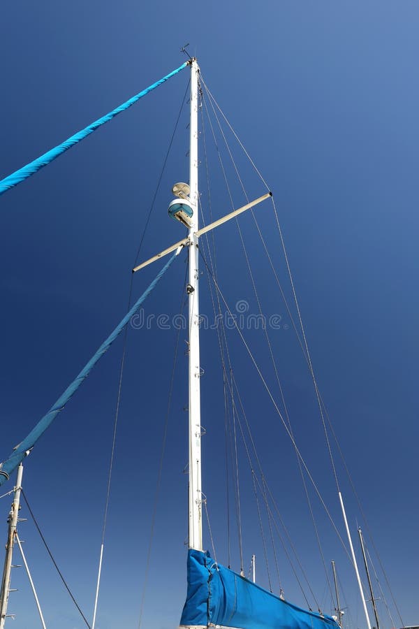 Sailing Yacht Mast stock image. Image of polarizer, nautical - 35349887