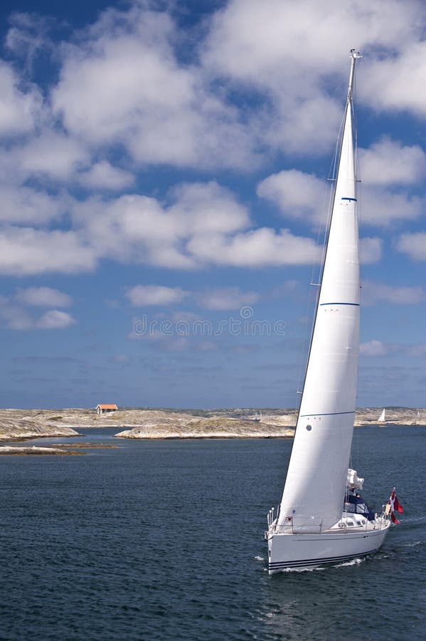 Sailing Yacht stock image. Image of yacht, scandinavia - 30019079